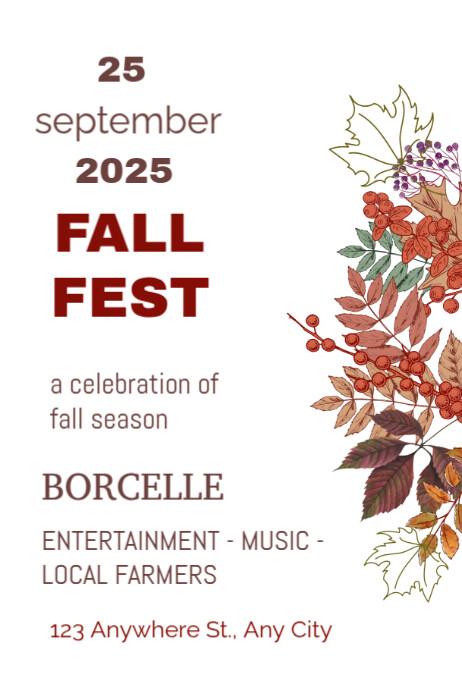 Copy of Fall Fest Poster | PosterMyWall