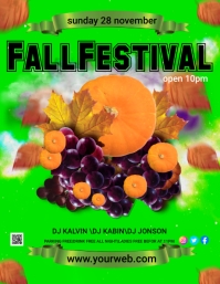 Fall festival ad design flyer Template | PosterMyWall