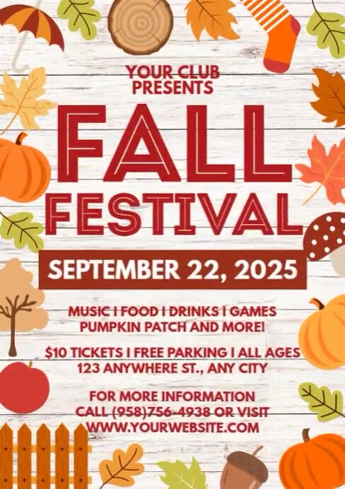 Fall Festival Ads Template | PosterMyWall