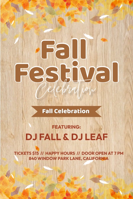 Copy of Fall Festival Ads | PosterMyWall
