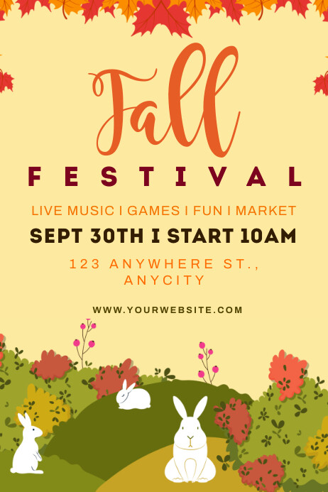 Modèle fall festival | PosterMyWall
