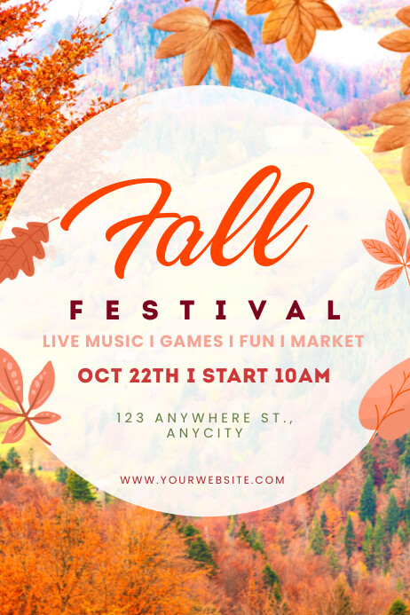 fall festival Template | PosterMyWall