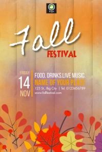 Fall Event Flyer Template | PosterMyWall