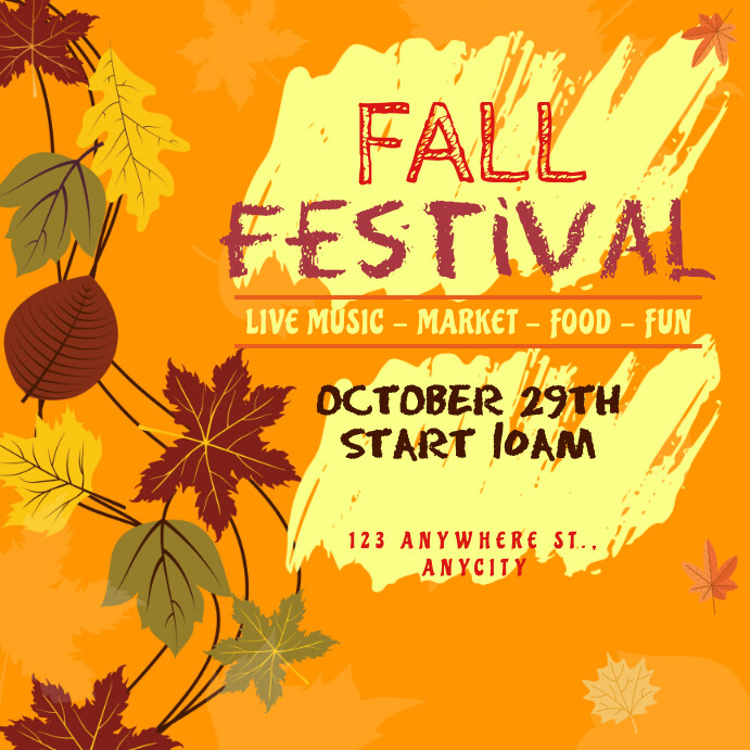 Fall Festival Template | PosterMyWall