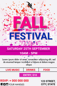 Fall Fest Template | PosterMyWall