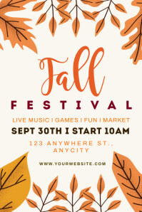 fall festival Template | PosterMyWall