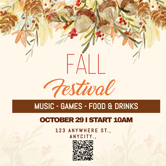 Fall Festival Template | PosterMyWall