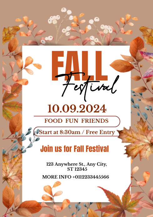 Copy of fall festival | PosterMyWall