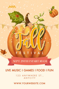 Fall Festival Template | PosterMyWall