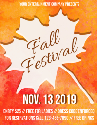 Fall Music Flyer Template | PosterMyWall