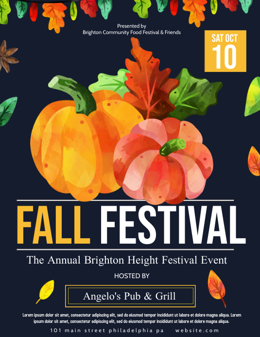 Fall Festival Template | PosterMyWall