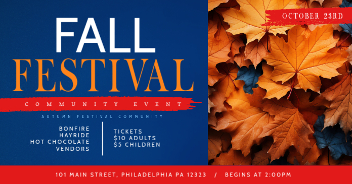 Fall Festival Template | PosterMyWall