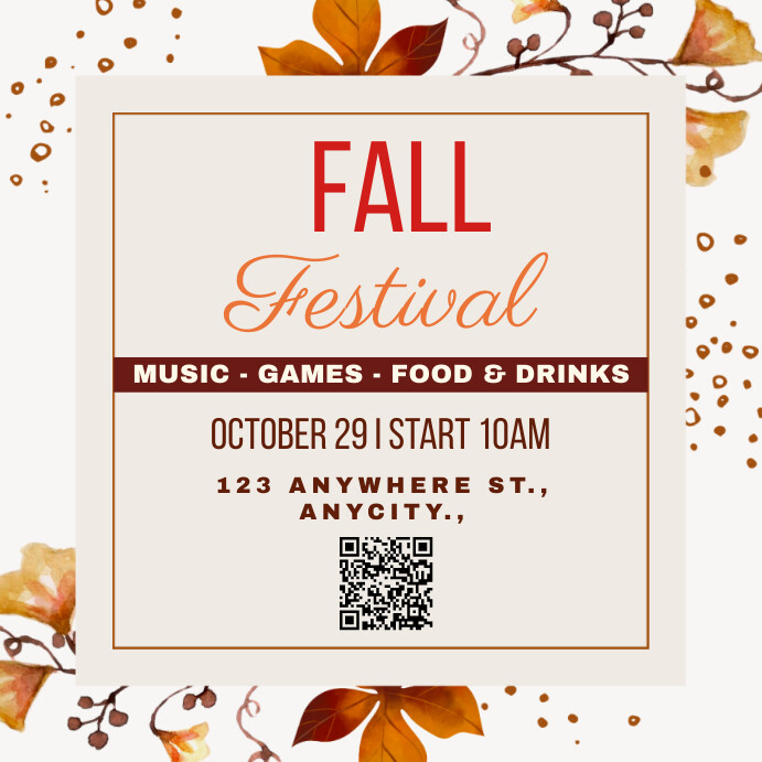 Fall Festival Template | PosterMyWall