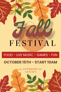 Fall Festival Template | PosterMyWall