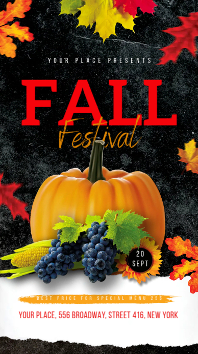 Fall Festival Template | PosterMyWall