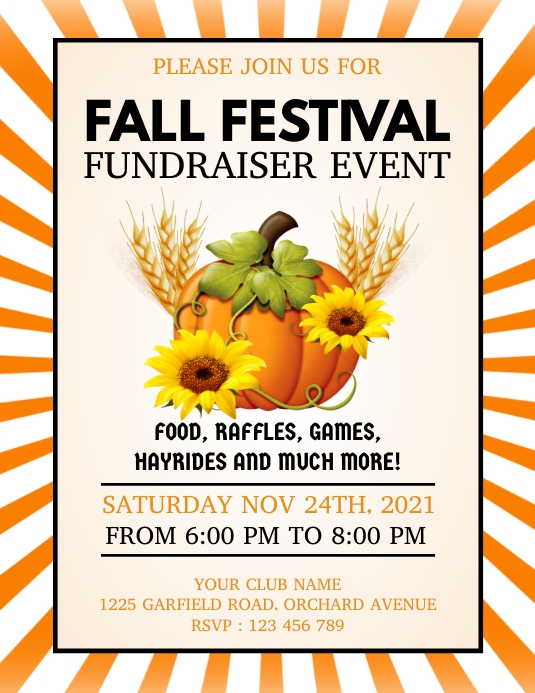 Fall Festival event Template | PosterMyWall