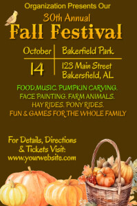 Fall Event Flyer Template | PosterMyWall