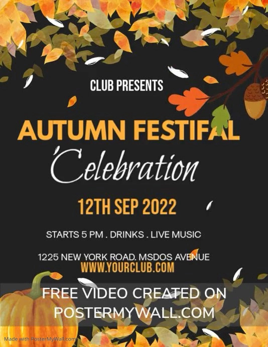 Copy of fall festival event | PosterMyWall