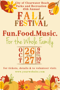 Fall Event Flyer Template | PosterMyWall
