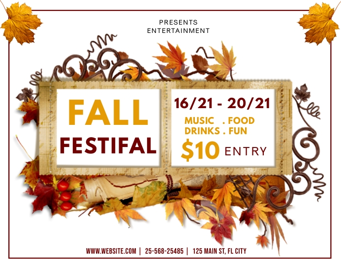 Fall Festival Flyer | PosterMyWall