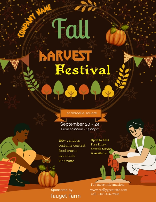 Copy of Fall festival flyer | PosterMyWall
