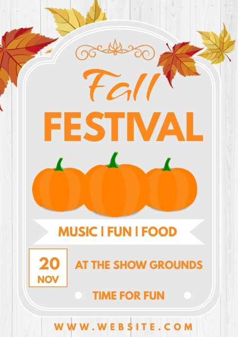 Fall Festival Flyer Template | PosterMyWall