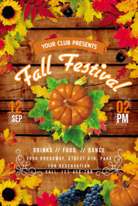 Fall Festival Flyer Template | PosterMyWall