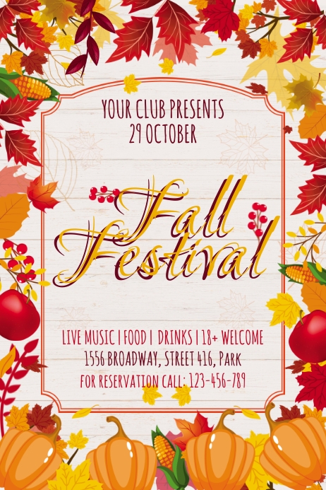 Copy of Fall Festival Flyer | PosterMyWall