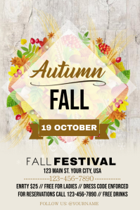 Fall Leasing Flyer Template | PosterMyWall