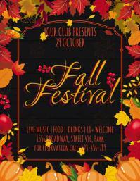 Fall Fest Template PosterMyWall fall-fest-template-postermywall