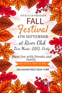 Fall Sale Offer Modern Poster Template | PosterMyWall