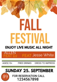 fall festival Template | PosterMyWall