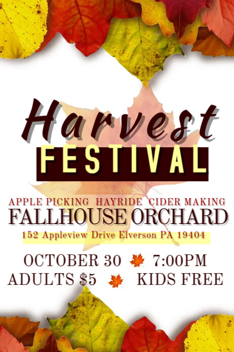 Fall Festival Template | PosterMyWall