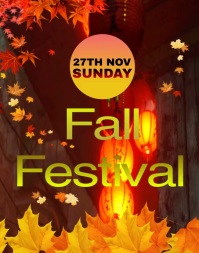 fall festival ad design Template | PosterMyWall