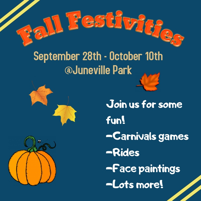 Fall Festivities Template | PosterMyWall