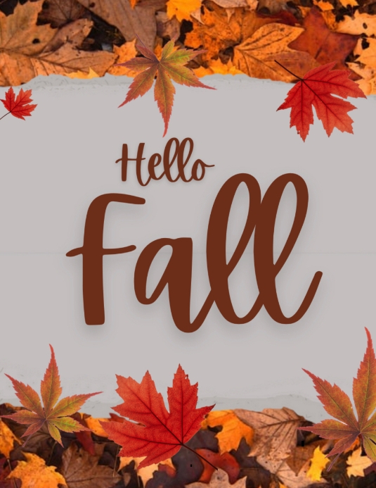 Fall flyer, autumn, Template | PosterMyWall