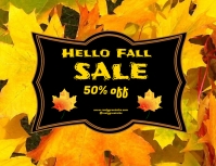 autumn sale flyer , fall sale flyer template | PosterMyWall