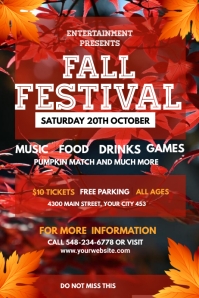 fall flyer Template | PosterMyWall