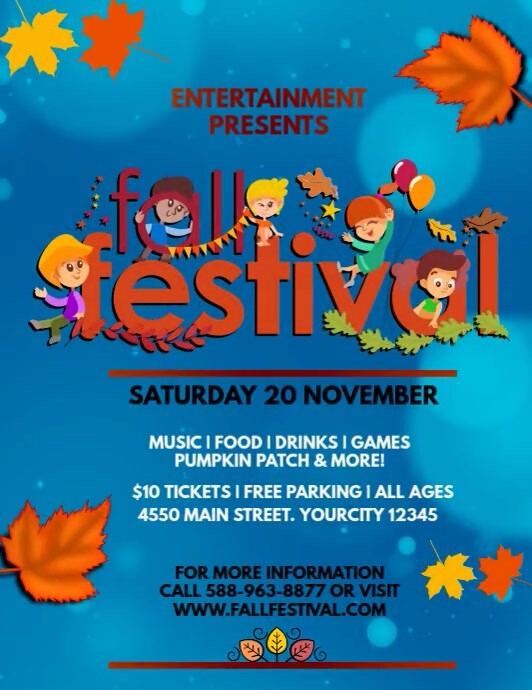 FALL FLYERS Template | PosterMyWall