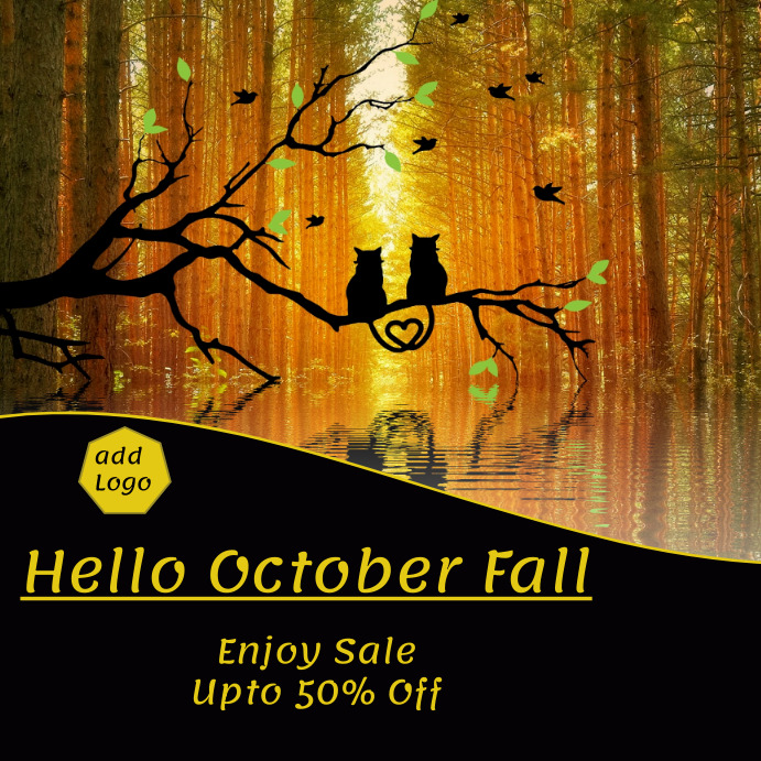 fall instagram post Template | PosterMyWall