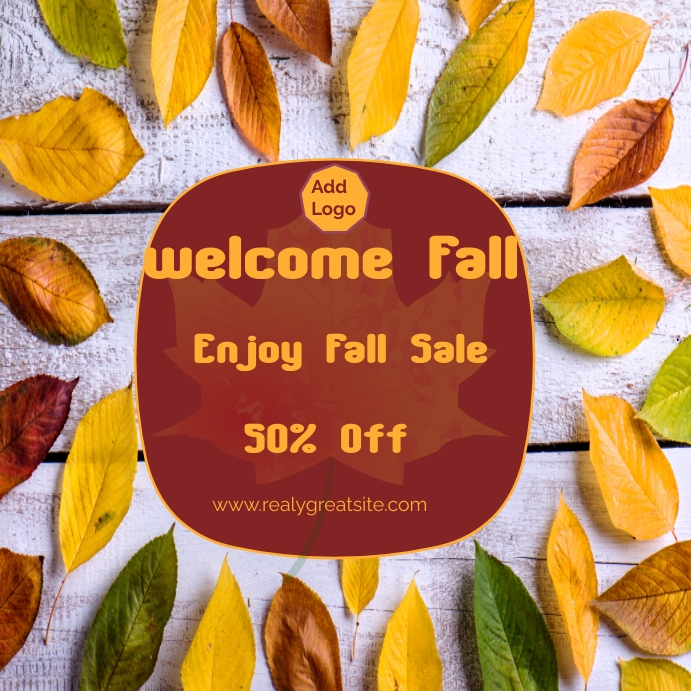fall instagram post Template | PosterMyWall