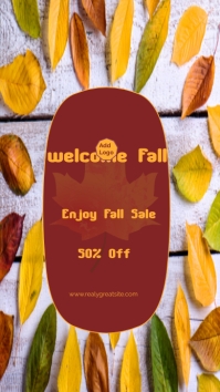 fall instagram post Template | PosterMyWall