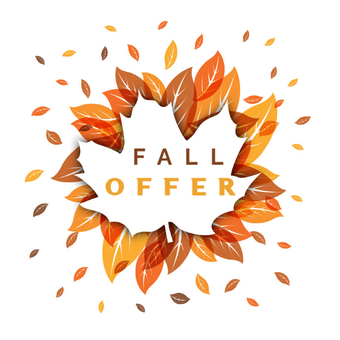 Fall Offer Logo Template | PosterMyWall