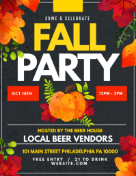 Fall Party Template | PosterMyWall