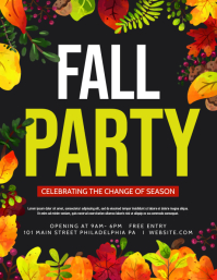 Fall Party Template | PosterMyWall