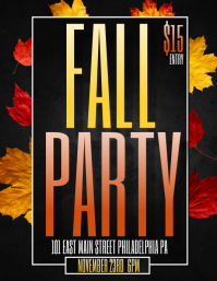 Fall Party Template | PosterMyWall