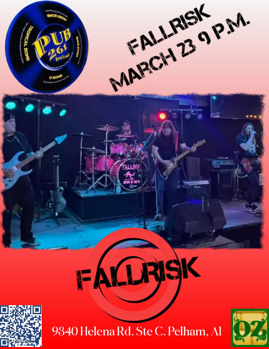 Fall Risk Template | PosterMyWall