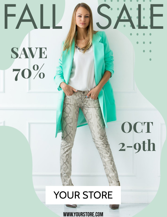 FALL SALE Template | PosterMyWall