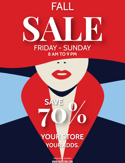 FALL SALE Template | PosterMyWall