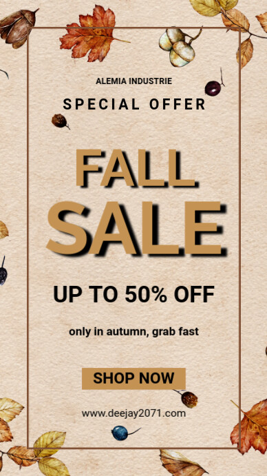 Copy of Fall Sale | PosterMyWall